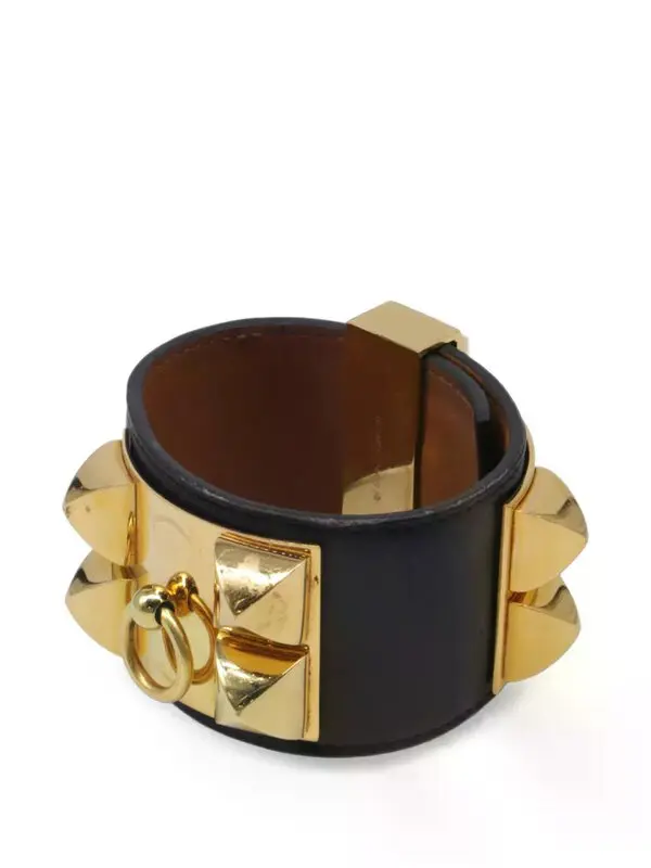 Hermès Collier De Chien Leather Bracelet