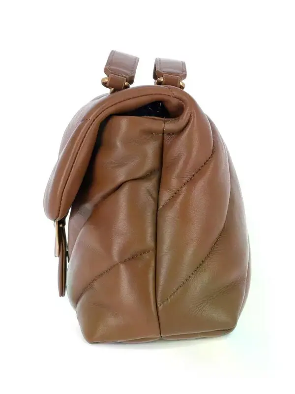 Pinko Medium Love Bag Quilted Leather Shoulder Bag