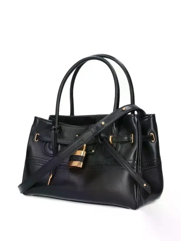 Chloé Small Paddington Padlock-detail Leather Tote Bag