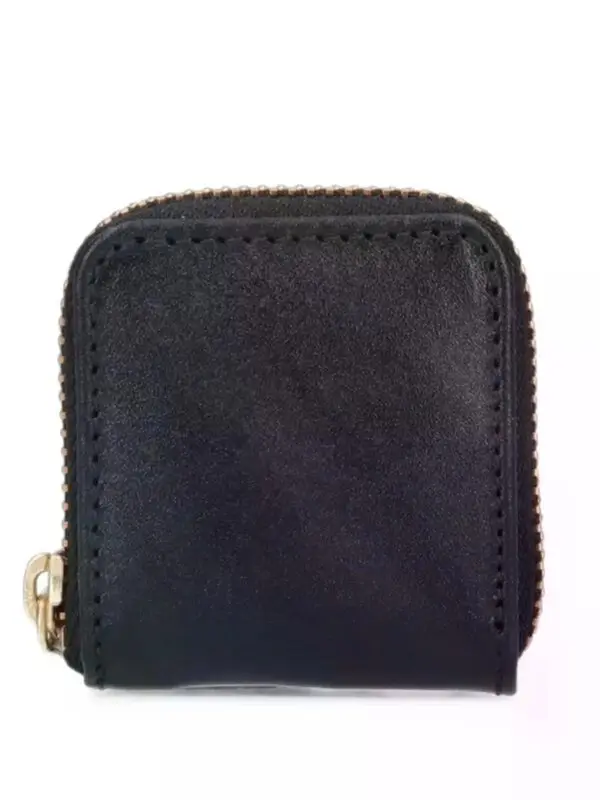 Comme Des Garçons Zip-around Leather Wallet - Black