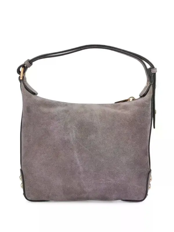 TOD'S Metal-dots Mini Bag In Suede - Grey