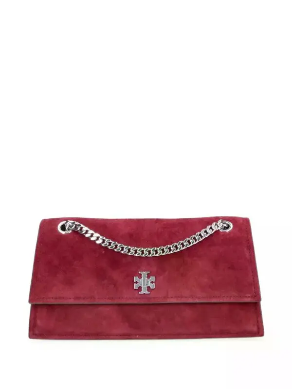Tory Burch Kira Turnlock Suede Shoulder Bag