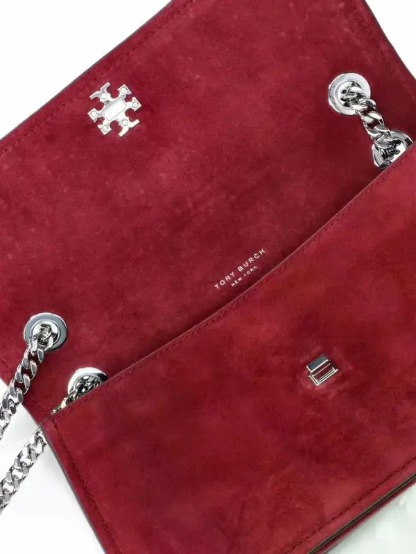 Tory Burch Kira Turnlock Suede Shoulder Bag
