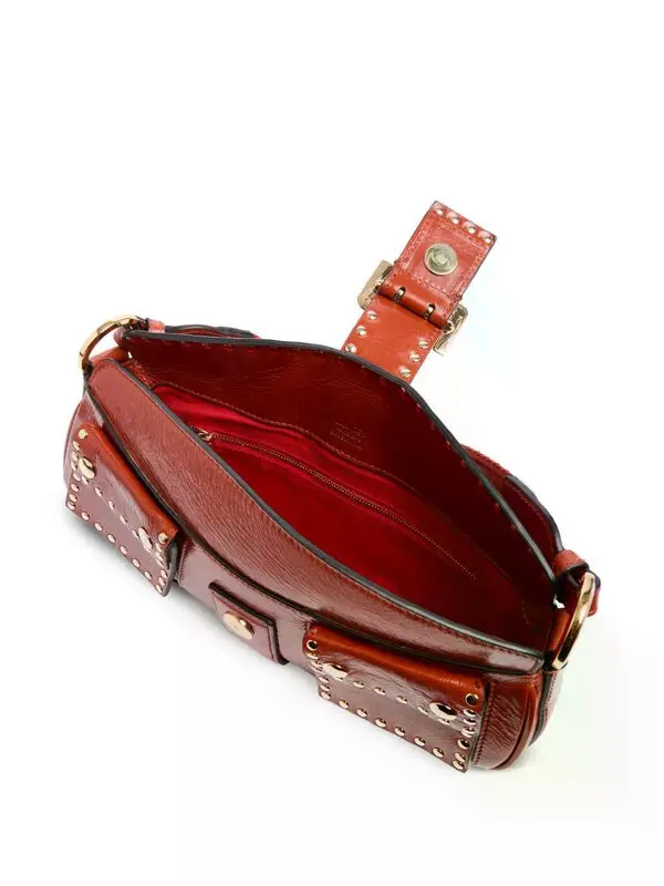 LANCEL Multipocket Stud-embellished Shoulder Bag