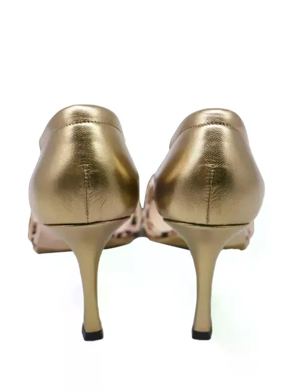 Manolo Blahnik Drina Leopard Crystal-embellished Sandals