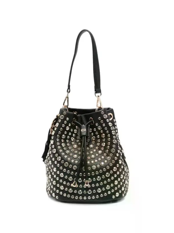 LA CARRIE Andromeda Crystal-embellished Bucket Bag