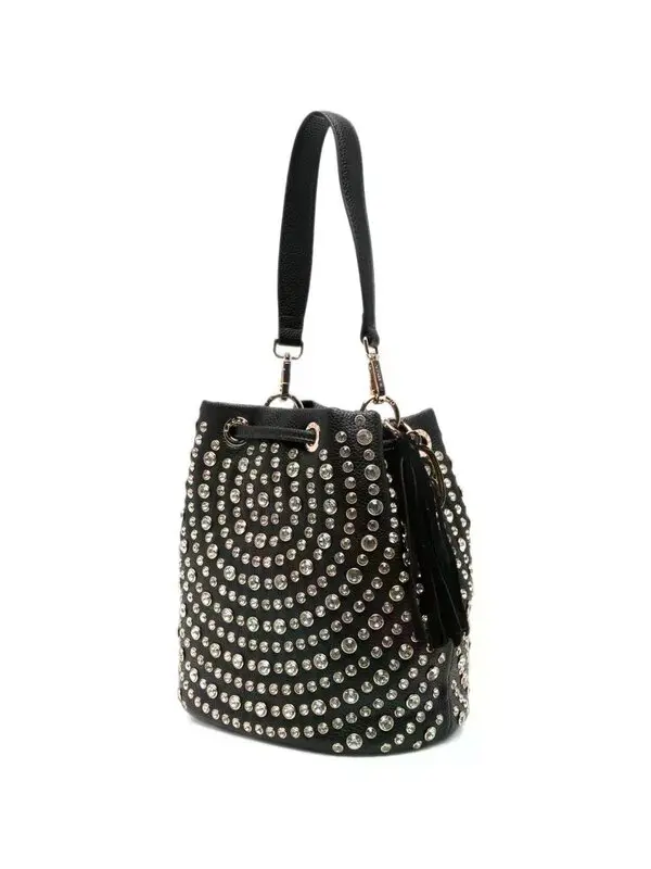 LA CARRIE Andromeda Crystal-embellished Bucket Bag
