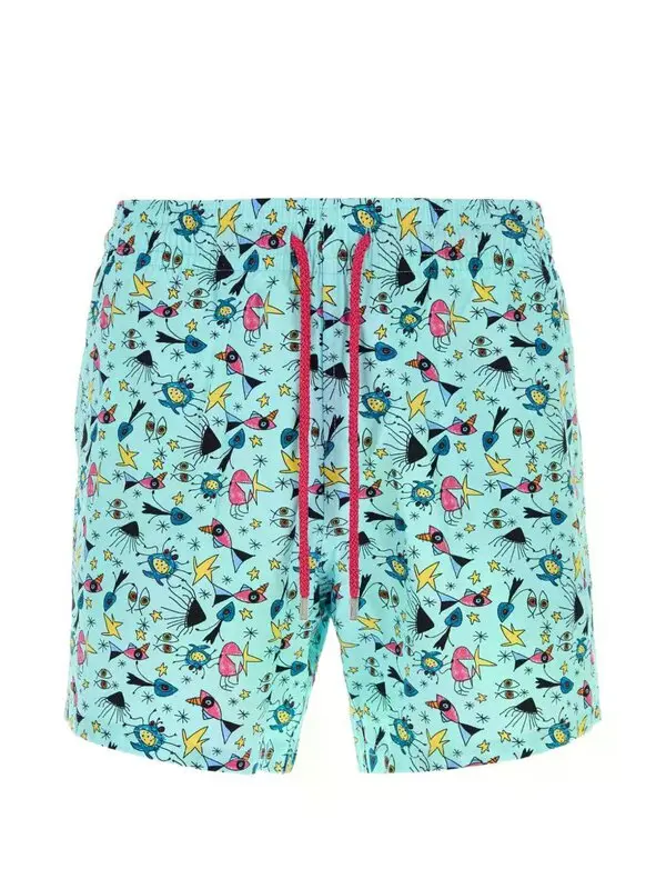 Alanui Moorise Printed Swim Shorts