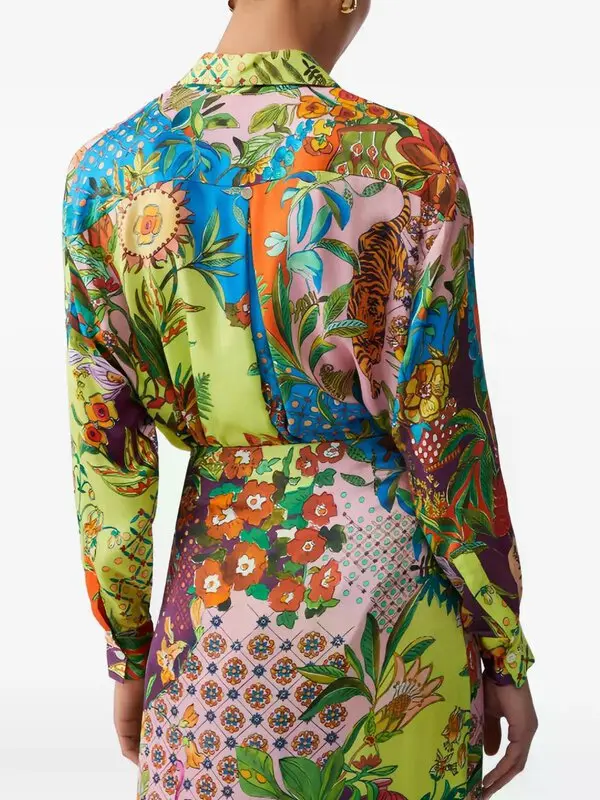 Liu Jo Printed Satin Shirt