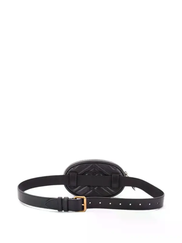 Gucci Gg Marmont Matelasse Leather Belt Bag