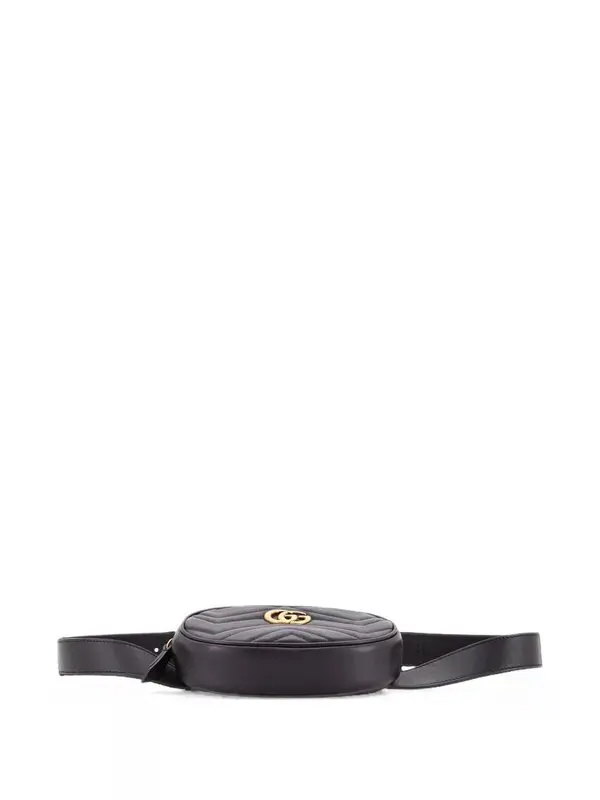 Gucci Gg Marmont Matelasse Leather Belt Bag