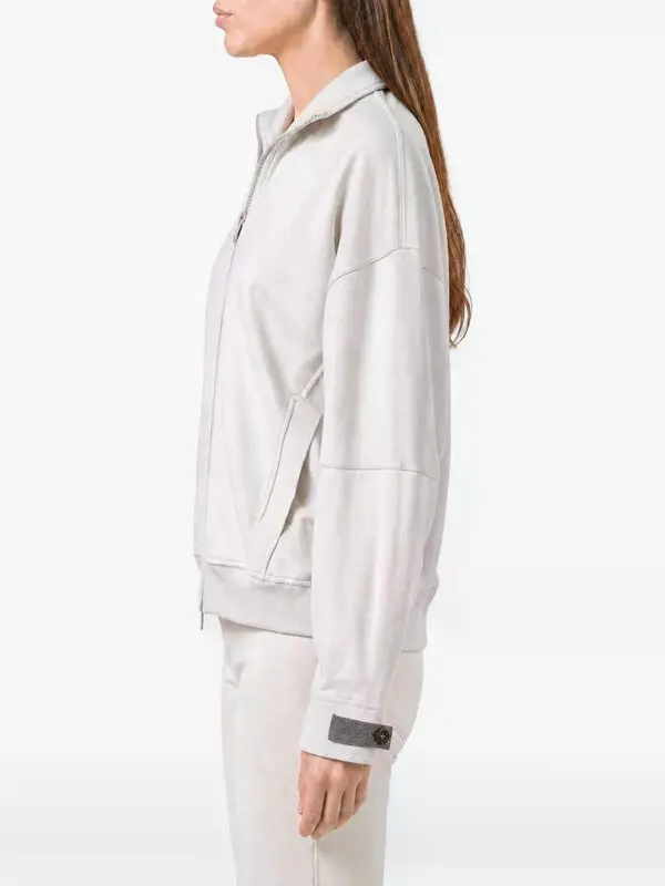 Brunello Cucinelli Zip-up Dropped-shoulder Sweater