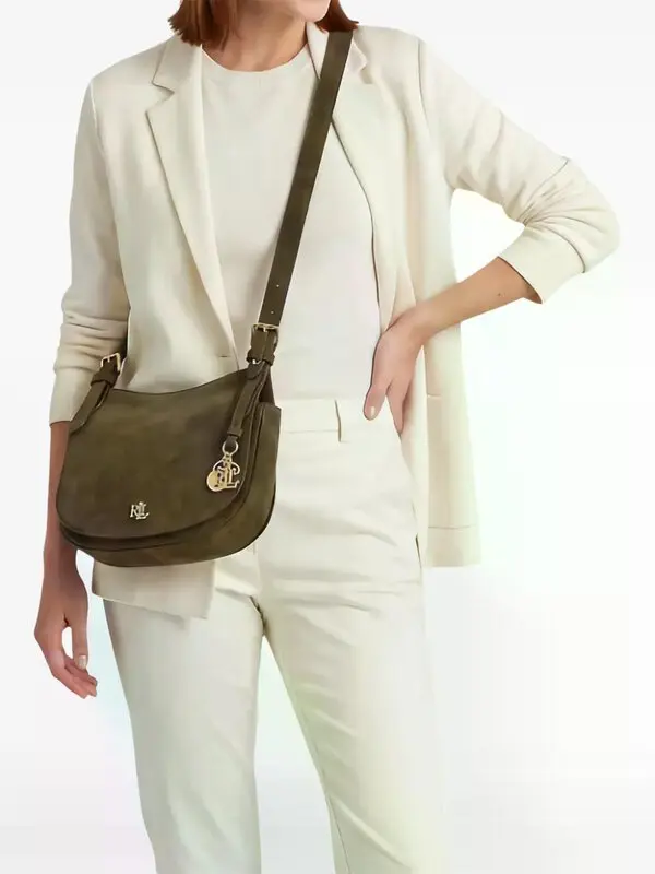 Ralph Lauren Medium Marcy Logo-plaque Cross Body Bag - Green