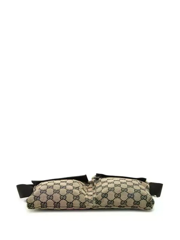 Gucci 2000-2015 Gg Canvas Double Pocket Belt Bag