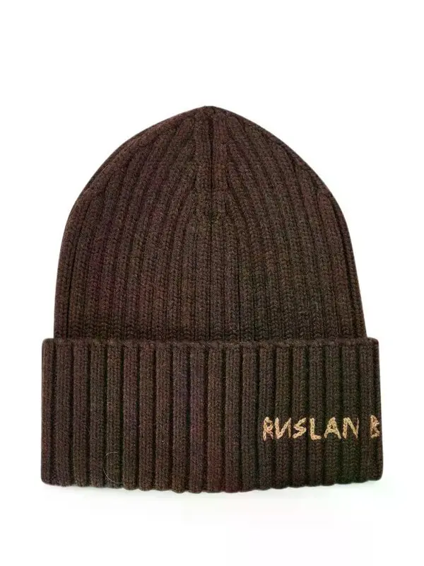 Ruslan Baginskiy Logo-embroidered Beanie Hat