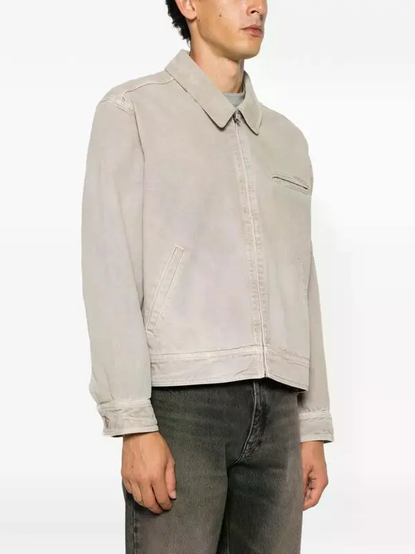 A.p.c. Zip-up Corduroy-collar Jacket