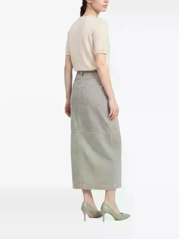 Brunello Cucinelli Midi Seam-detail Maxi Skirt