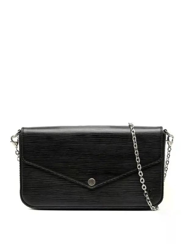 LOUIS VUITTON 2021-2026 Epi Pochette Felicie Crossbody Bag - Black