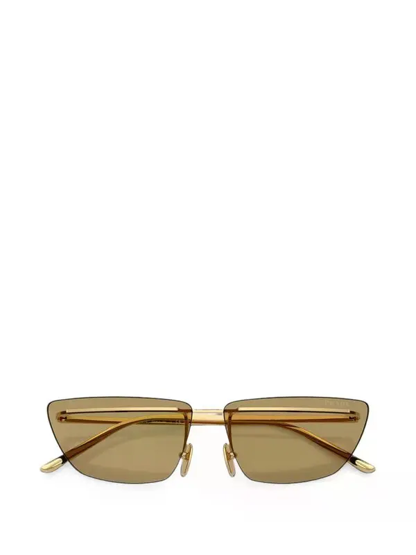 Prada Rimless Cat-eye Sunglasses