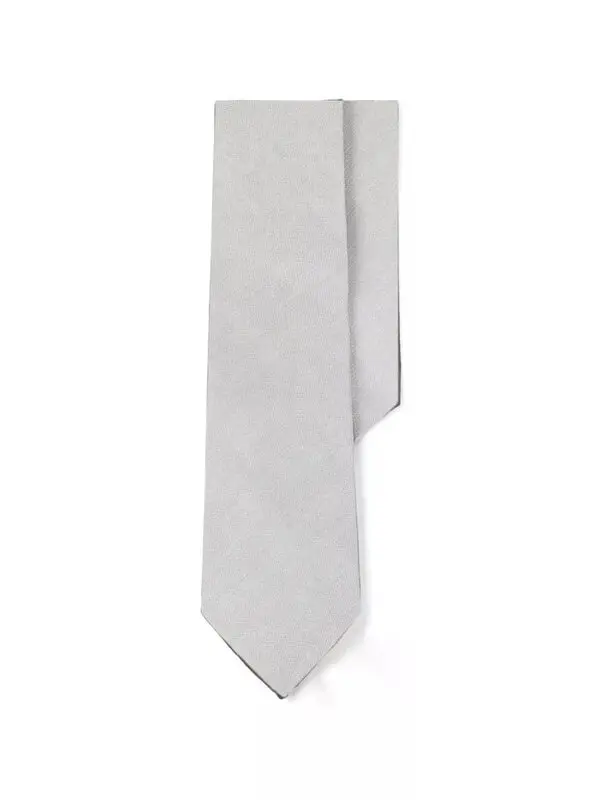 Boggi Milano Formal Tie Jacquard Structured Silk
