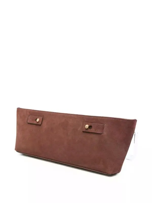 Erika Cavallini Suede Clutch Bag