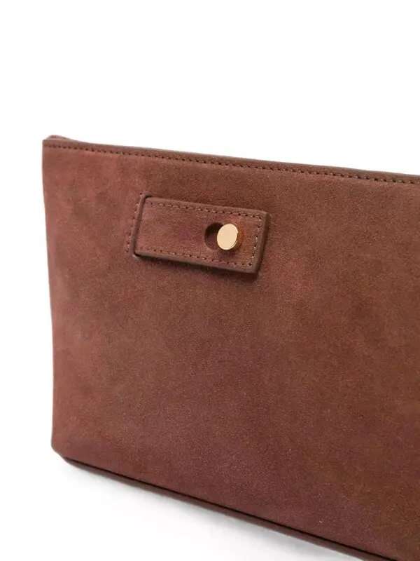 Erika Cavallini Suede Clutch Bag
