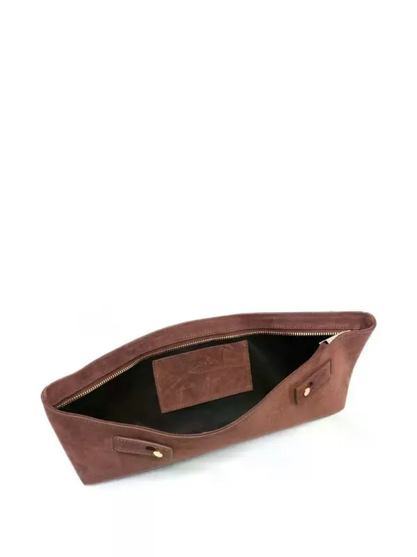 Erika Cavallini Suede Clutch Bag