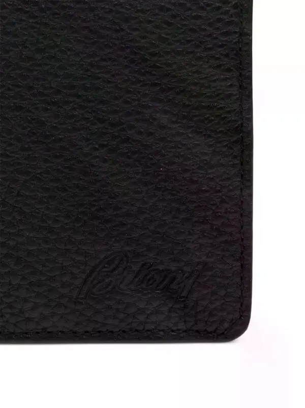 Brioni Grained Leather Wallet