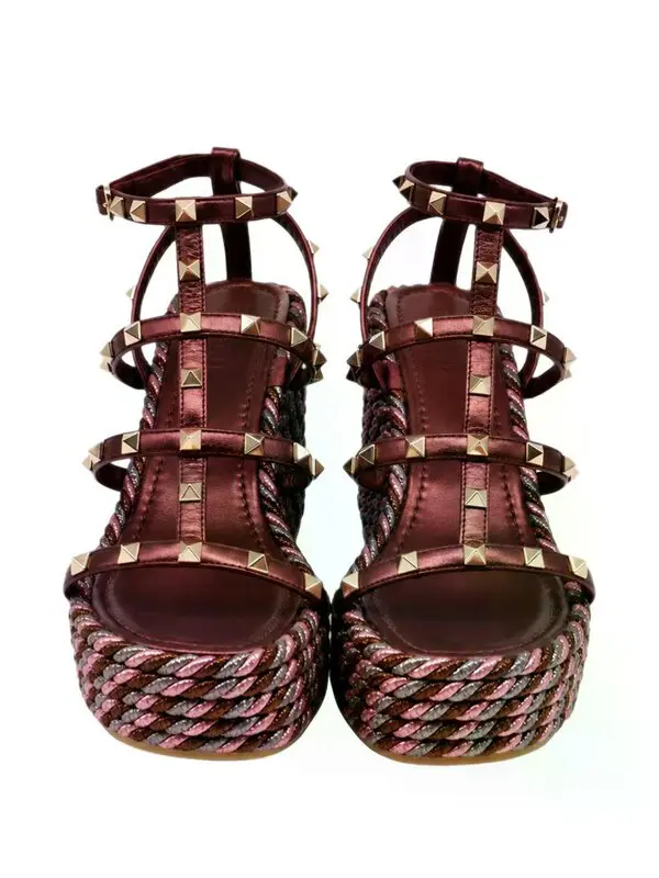 Valentino Garavani Rockstud Wedge Sandals