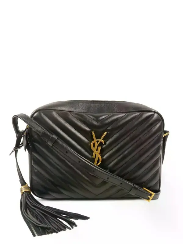 Saint Laurent Lou Quilted Camera Bag - Black