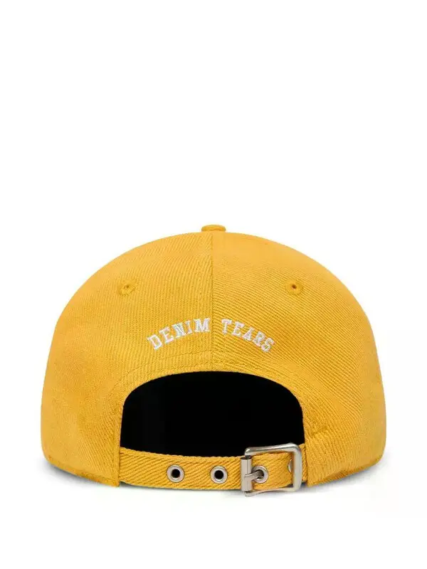 DENIM TEARS University Adjustable Strap Cap Hat - Yellow