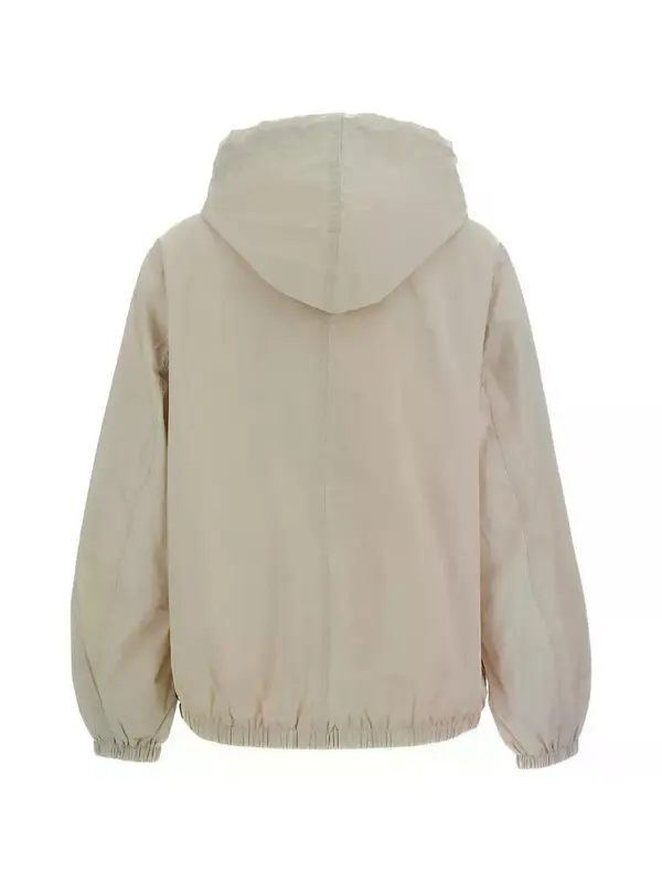 WALES BONNER Diagonal-stripe Hooded Jacket