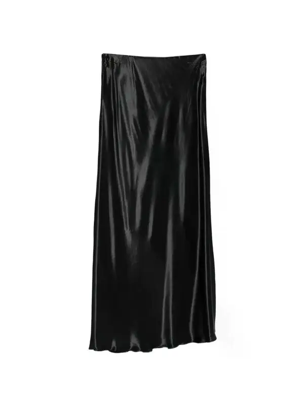 Erika Cavallini Satin-finish Midi Skirt