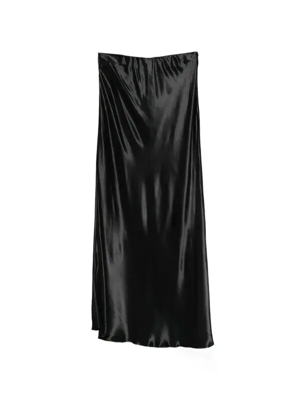 Erika Cavallini Satin-finish Midi Skirt
