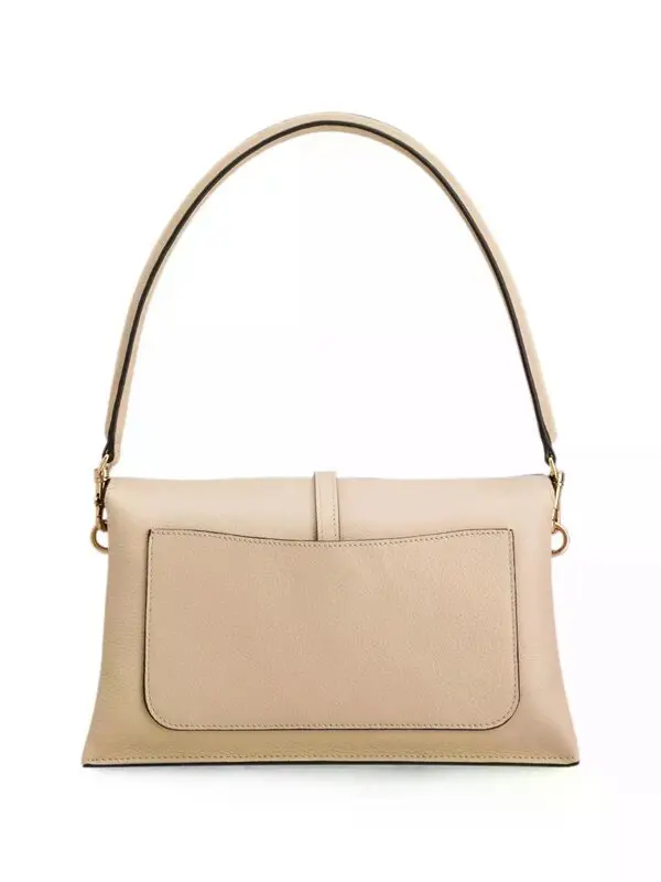 TOD'S T Timeless Leather Shoulder Bag - Neutrals