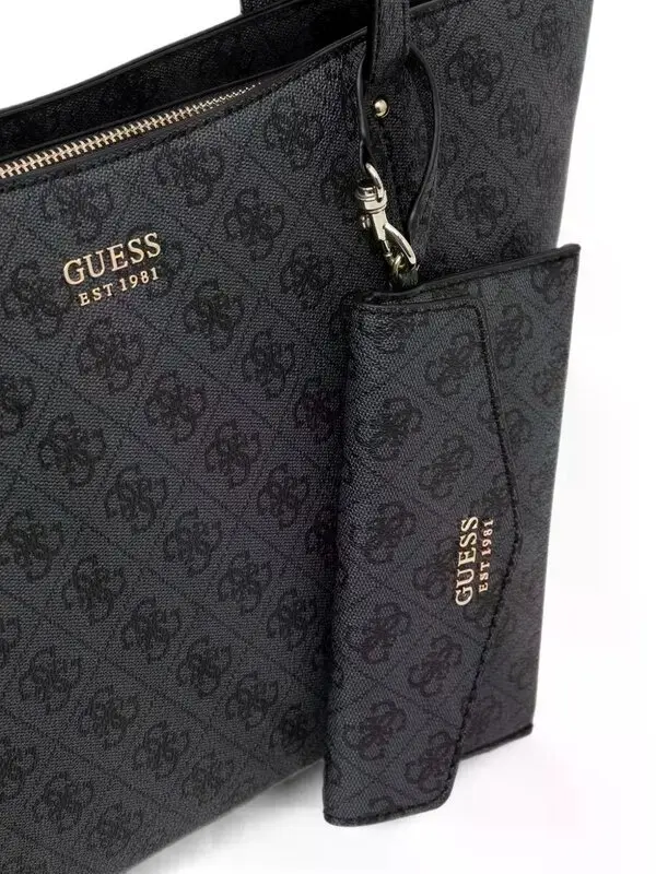Guess Brenton Monogram-print Tote Bag