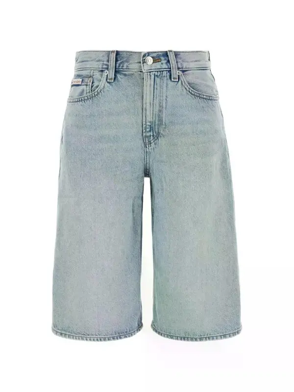 Calvin Klein Acid-wash Denim Shorts
