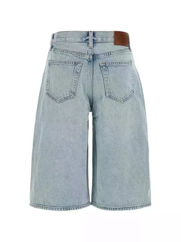 Calvin Klein Acid-wash Denim Shorts