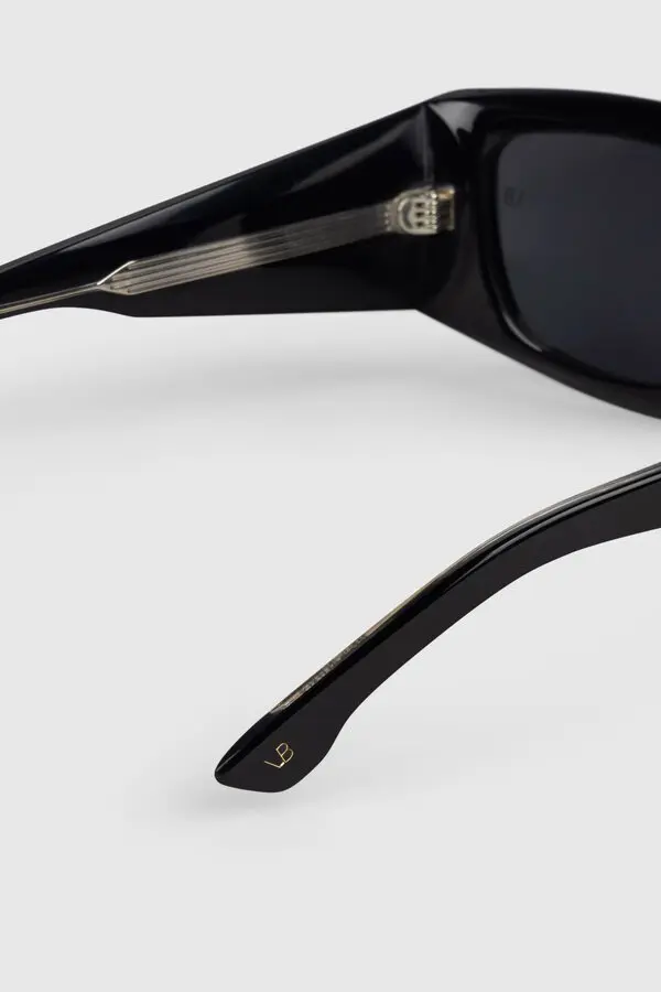 Victoria Beckham Rectangular Acetate Frame - Black