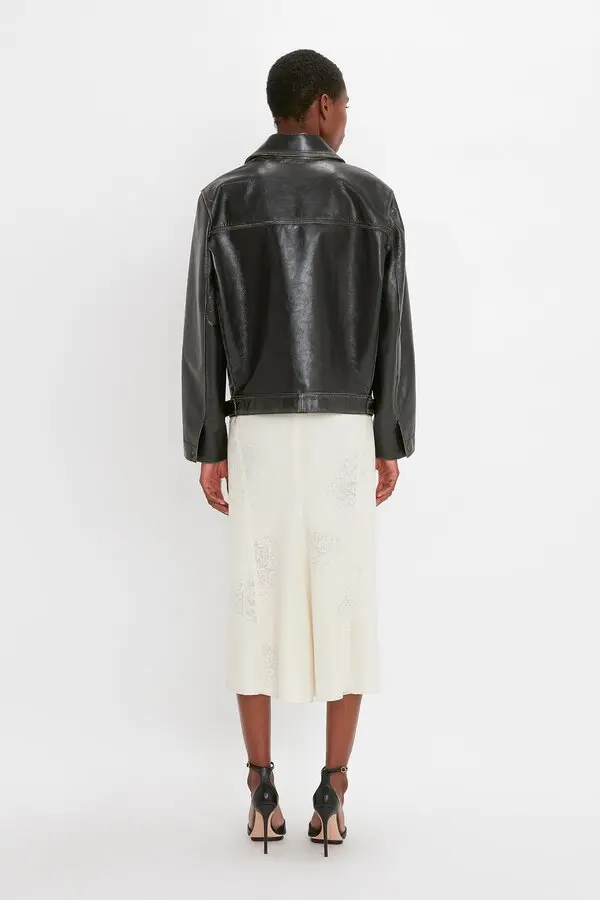 Victoria Beckham Oversized Leather Jacket