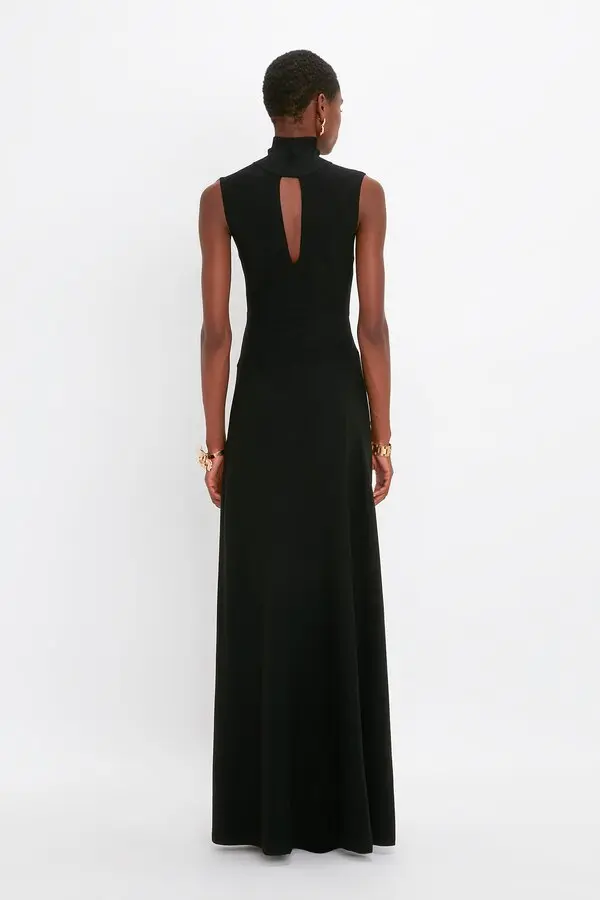 Victoria Beckham Cut Out Front Floor-length Dress