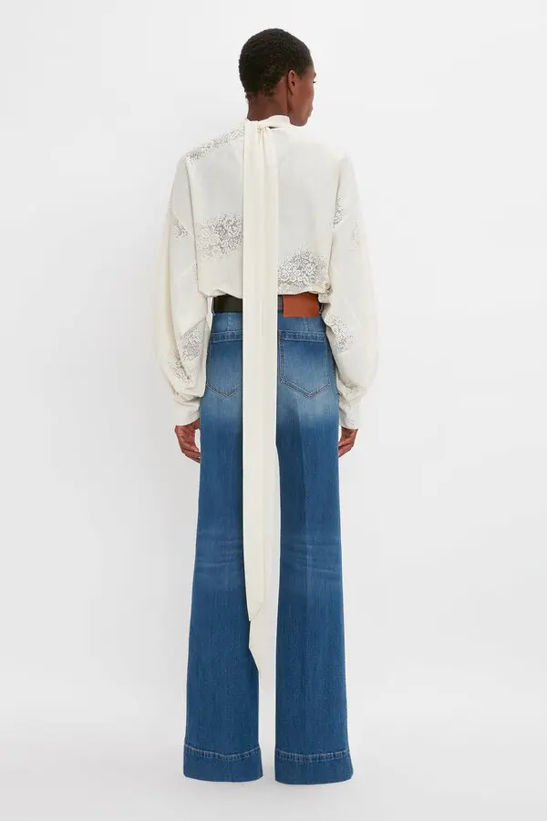 Victoria Beckham Asymmetric Gather Detail Top