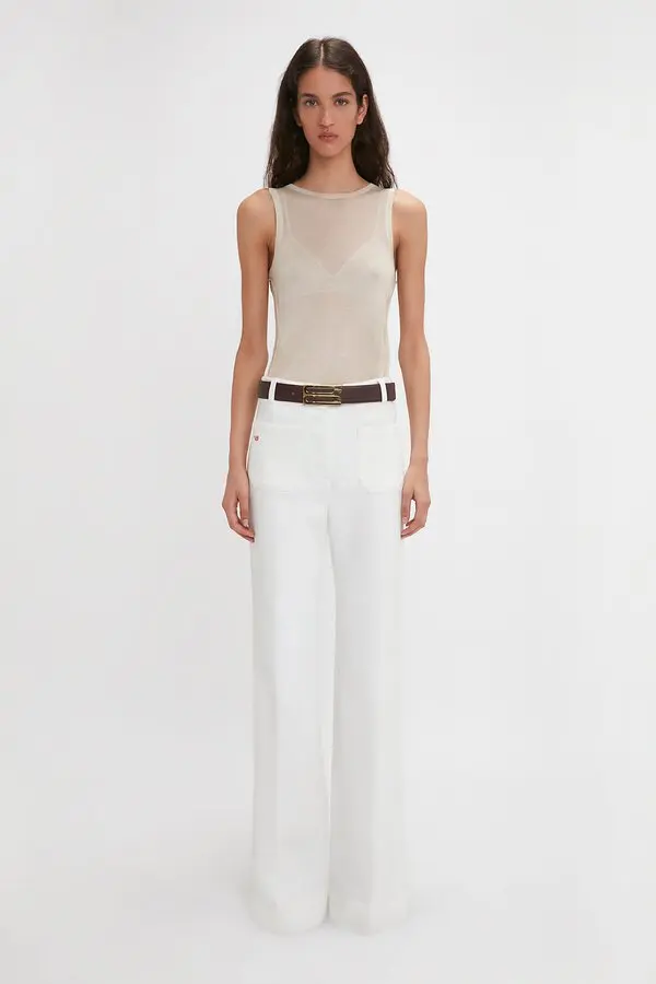 Victoria Beckham Lightweight Tank Top - Birch