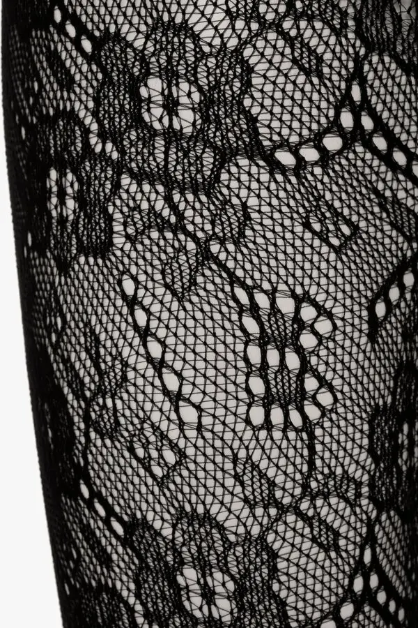 Victoria Beckham Vb Monogram Lace Tights