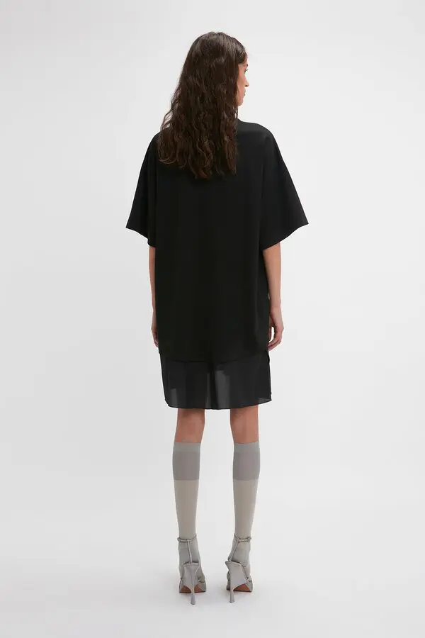 Victoria Beckham Frame Cut-out T-shirt Dress