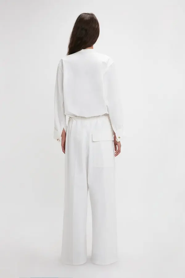 Victoria Beckham Drawstring Pyjama Trouser