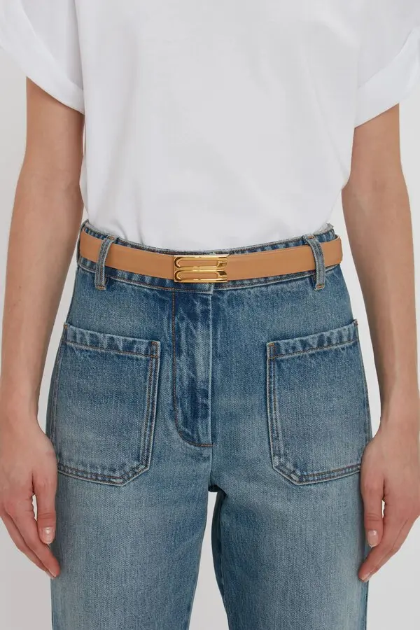 Victoria Beckham Dorian Belt - Camel
