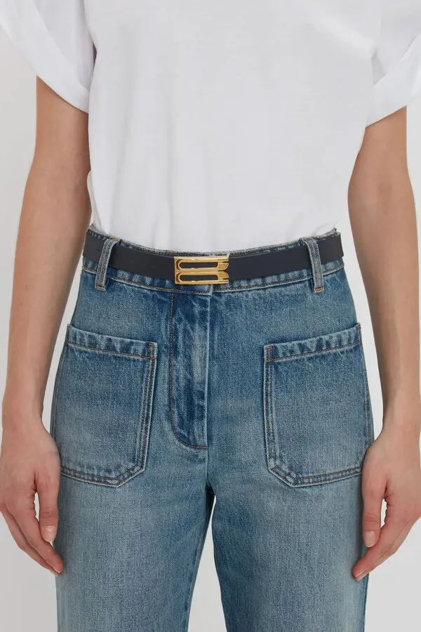 Victoria Beckham Dorian Belt - Navy