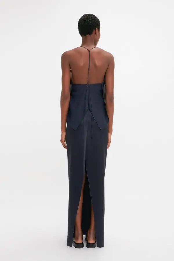 Victoria Beckham Frame Detail Cut-out Cami Dress