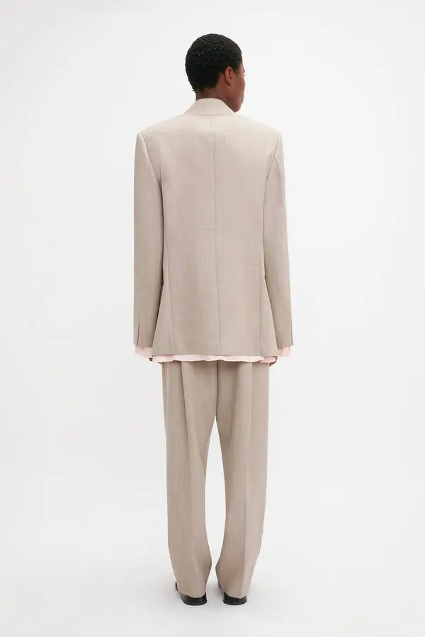 Victoria Beckham Darted Sleeve Tailored Jacket